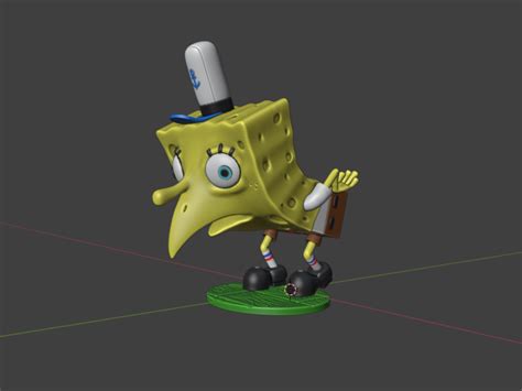 🐦 Spongebob Bird Meme・ Stl File For 3d Printing・cults