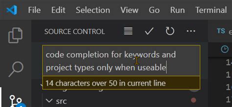 Show Commit Message Length Check Warning On Main Input Box · Issue 114834 · Microsoftvscode