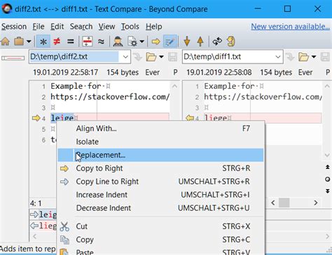 String Comparison Diff Text Documents But Ignore Single Character