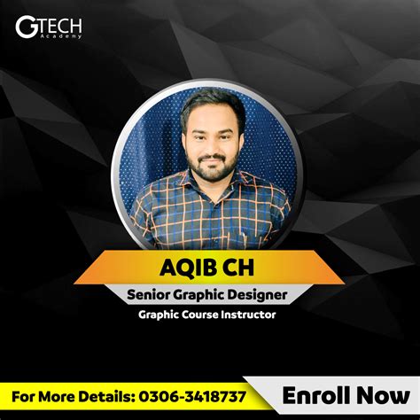 G Tech Academy Muhammad Aqib A Senior Graphics Designer Facebook