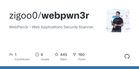 Github Zigoo0webpwn3r Webpwn3r Web Applications Security Scanner