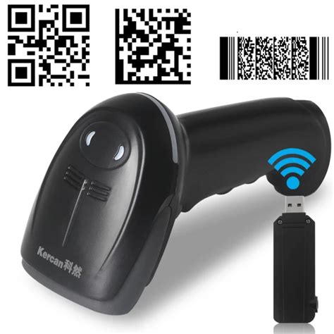 kercan wireless usb automatic 2d qr pdf417 data matrix barcode scanner