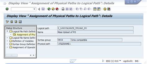 Solved Lsmw Error Concerning The Logical Path In Specify Sap Community