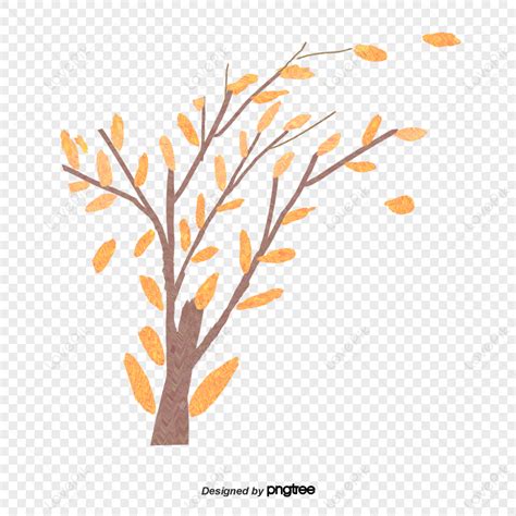어린아이가 그린 잎이 가득한 나무 일러스트 나뭇잎분기자연스러운 Png 일러스트 무료 다운로드 Lovepik