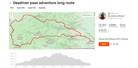 Deadman Pass Long Route — Bike Sports