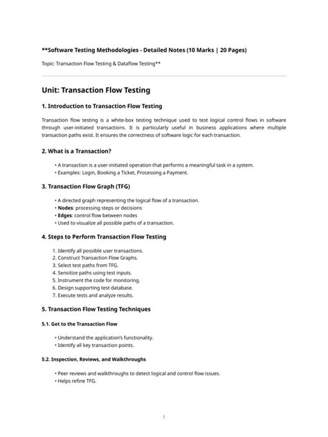Transaction Dataflow Testing Pdf Computer Programming Systems