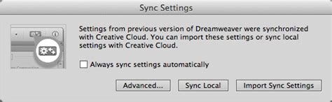 Synchronize Site Settings Preferences Keyboard Shortcuts And Workspaces In Adobe Dreamweaver