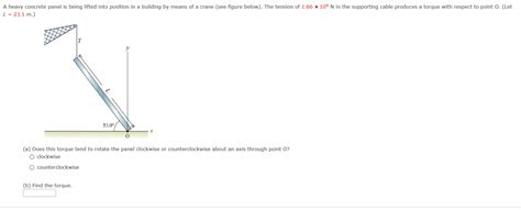 Solved L M A Does This Torque Tend To Rotate The Chegg