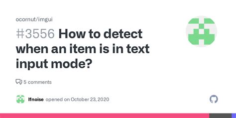 How To Detect When An Item Is In Text Input Mode · Issue 3556