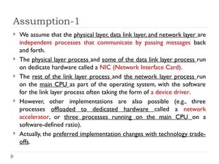 Presentation On Elementary Data Link Protocols PPTX