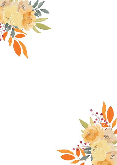 Page Borders For Microsoft Word Floral