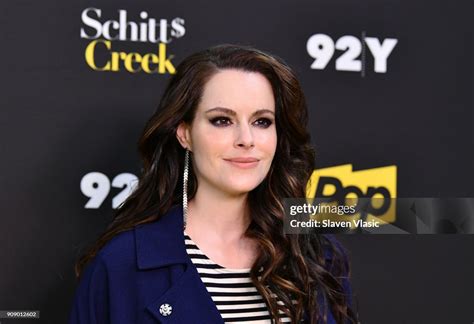 Actress Emily Hampshire Attends An Evening With The Cast Of Schitts