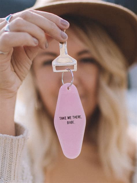 BABE KEY TAG Cute Car Accessories Key Tags Car Charms