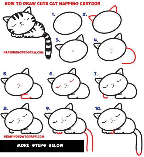 How To Draw A Cat Easy And Cute Howto Techno