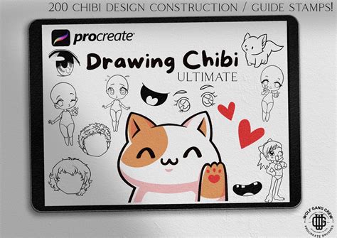 Procreate Ultimate Chibi Drawing Kit Etsy