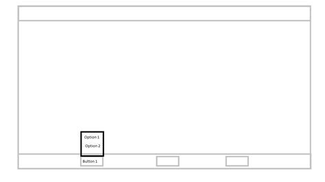 how to create a menu at the bottom of a metro window in wpf stack