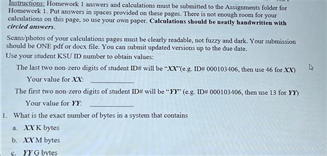 Solved Instructions Homework 1 ﻿answers And Calculations