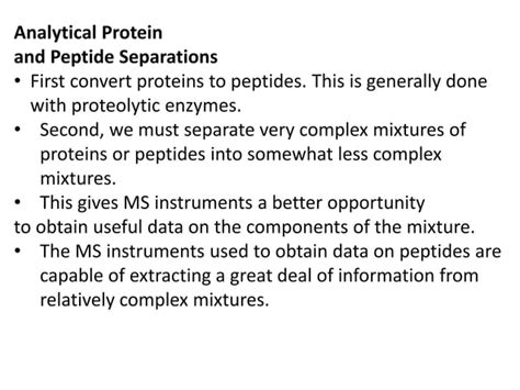 Proteomics Techniques Applicationspdf Biological Sciences Science