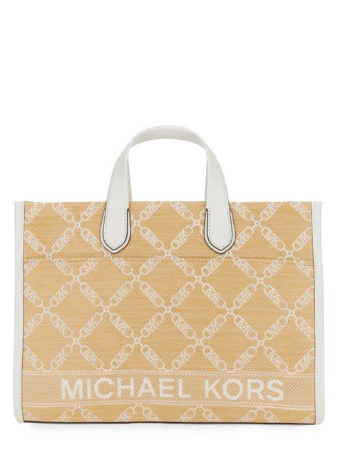 Michael Kors Gigi Large Tote Bag In Natural Lyst