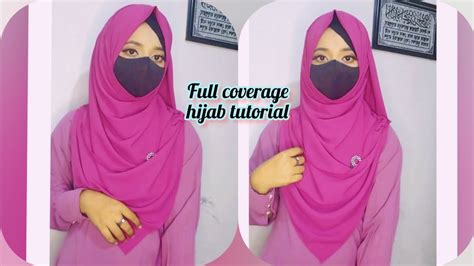 Everyday Hijab tutorial full coverage hijab style hijab by Yesmin dream girl.. 💞 - YouTube