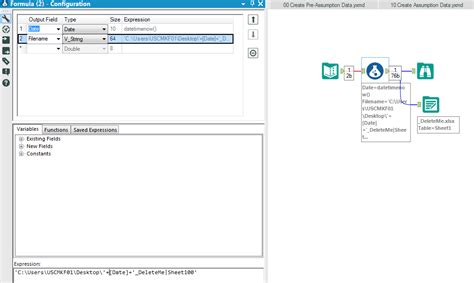Excel Take Filetablename From Field Alteryx Community