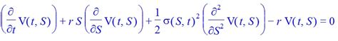 option pricing analytical solution for a modified black scholes