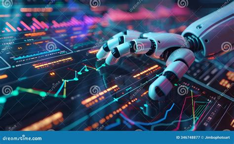 Ai Powered Data Analysis Technology Concept Illustration Featuring