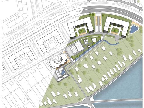 Rendered Colored 2d And 3d Marketing Site Landscape Master Plot