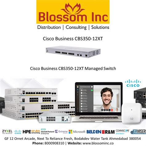 Cisco Business Cbs350 12xt Managed Switch Lan Capable Blue At