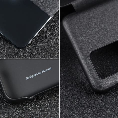 Original Huawei P40 Pro Case P 40 Pro Case Silicone Smart Cover Flip