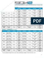 P90X+ Calendar | PDF