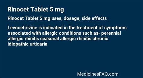 Rinocet Tablet 5 Mg Uses Dosage Side Effects Food Interaction And Faq