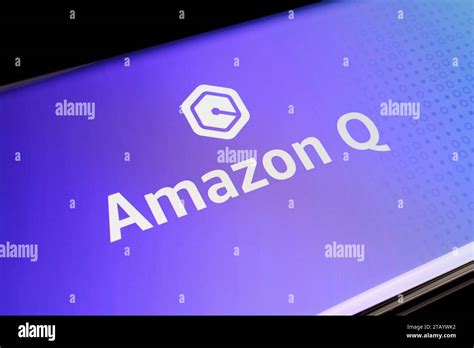 Amazon Q Ai Logo Seen On Smarphone Screen New Generative Ai Assistant Ai Chatbot For