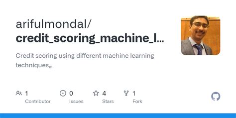 github arifulmondal credit scoring machine learning credit scoring