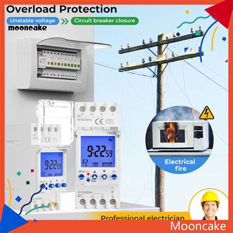 moon programmable timing relay precision timing control smart dual