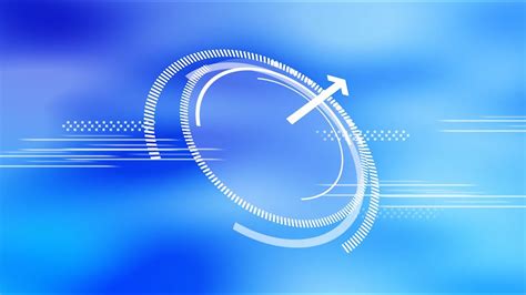 데이터 3d 시계 기술 디지털 파란색 배경영상 Mp4 Youtube