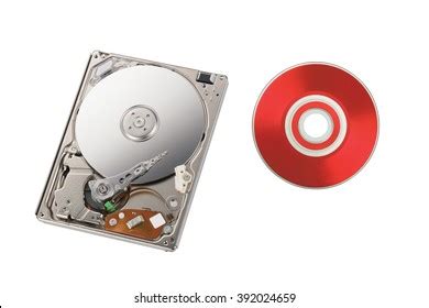 Inside Disk Reader Red Disk Isolated Stock Photo Shutterstock