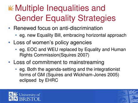 PPT Multiple Inequalities Intersectionality And Gender Mainstreaming PowerPoint Presentation