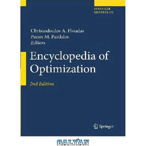 خرید و قیمت دانلود کتاب Encyclopedia Of Optimization ترب