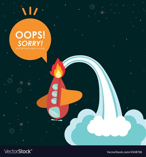 Error Design Royalty Free Vector Image VectorStock