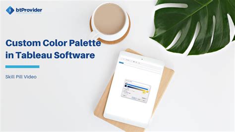 How To Add Custom Color Palette In Tableau Software Skill Pill Video