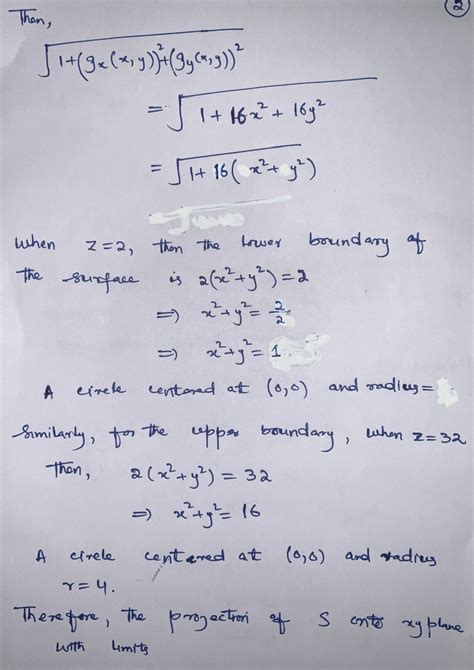 [solved] find the surface integral fas of the function f x y z z course hero