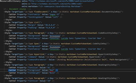 custom styling · issue 5 · neolithos neomarkdigxaml · github