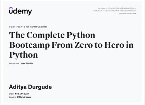 Aditya Durgude On Linkedin Completed Python Boothcamp I Have