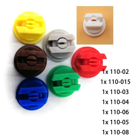 5 Fat Fan Spray Tips Teejet Nozzle Flat Tip Agricu Grandado