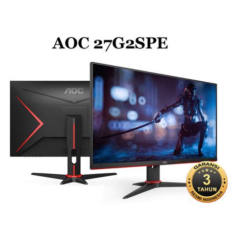 Promo AOC 27G2SPE 27 Inch FHD IPS 165Hz 1ms HDMI DP VGA Monitor Cicil 0 3x Jakarta Pusat