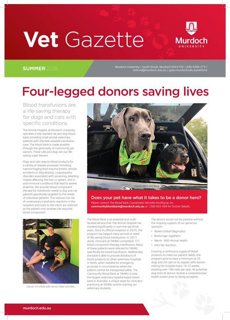 Pdf Vet Gazette Murdoch University · 2021 1 21 · A Subcutaneous Ureteral Bypass System Pdf Vet Gazette Murdoch University · 2021 1 21 · A Subcutaneous Ureteral Bypass System