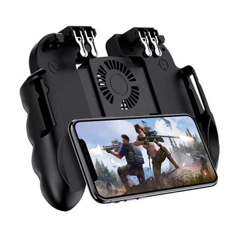 PUBG Mobile Controller Gamepad With Cooler Cooling Fan For IOS Android For Samsung Galaxy