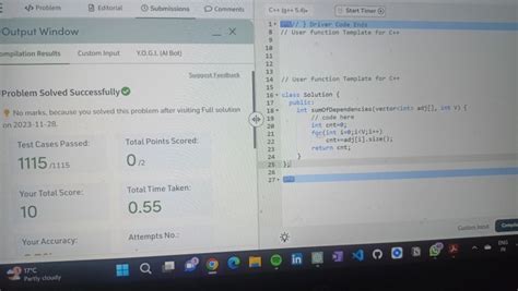 kampit ojha on linkedin leetcode and geeksforgeeks potd