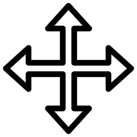 cursor move icon line iconpack iconsmind